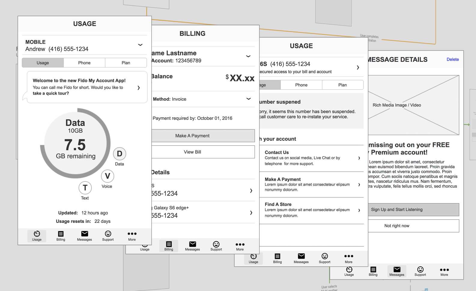 Fido My Account App | Andrew Wardle